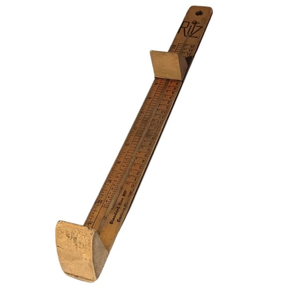ritz | Other | Antique Ritz Shoe Measuring Stick 92s Made In Chicago ...